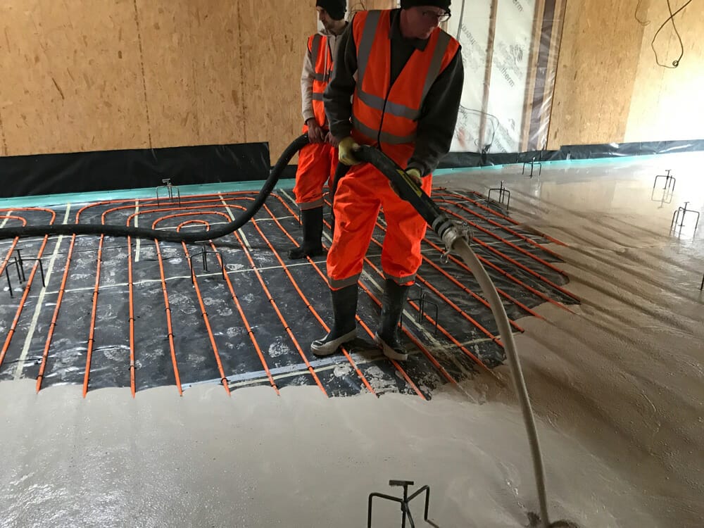 Liquid Floor Screeding Hampshire Underfloor Heating Laitance Removal